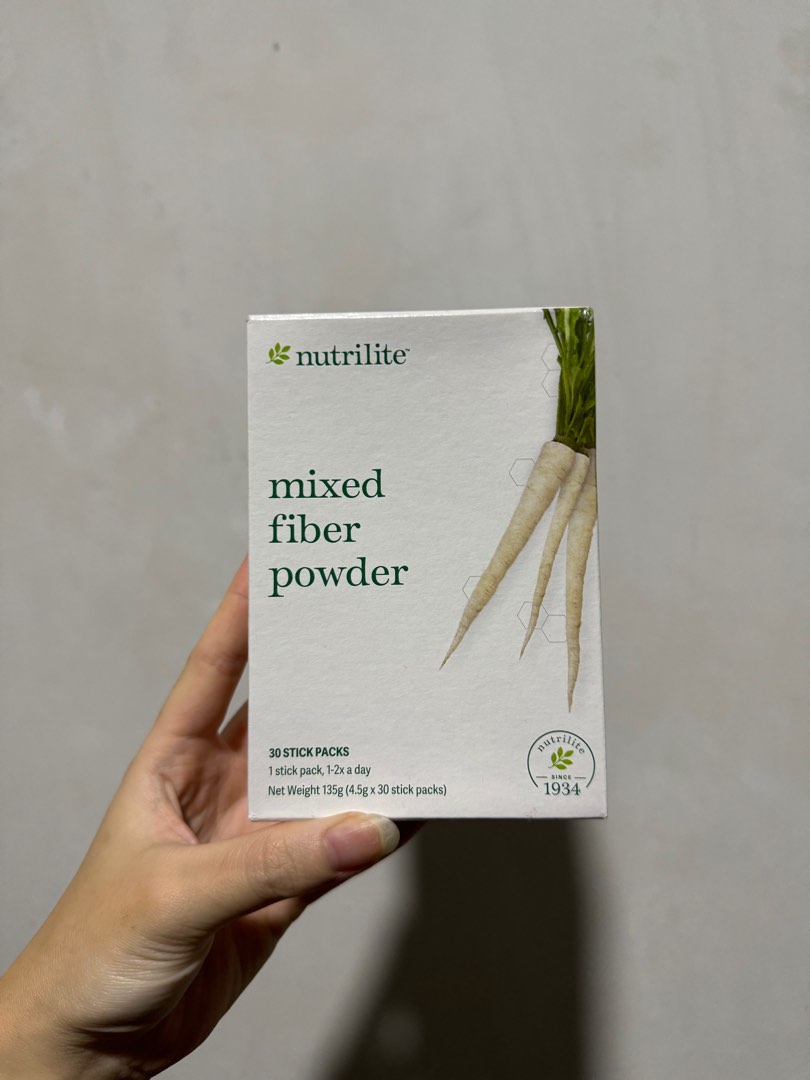 Nutrilite Mixed Fiber Powder, Health & Nutrition, Health Supplements ...