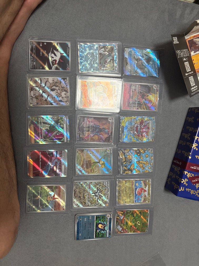pokemon cards , SAR goldengo and ogrepon , AR victini , snivy, Hobbies ...