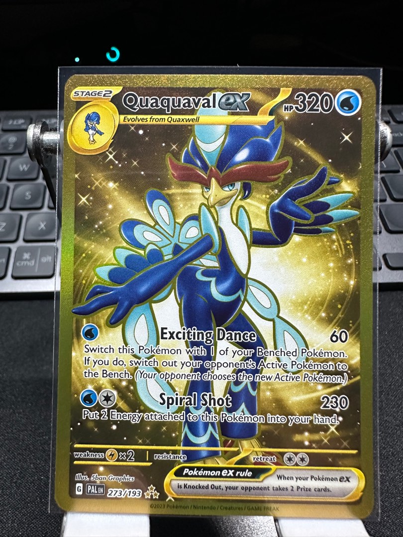 Pokemon English Quaquaval ex Special Hyper Rare, Hobbies & Toys, Toys ...