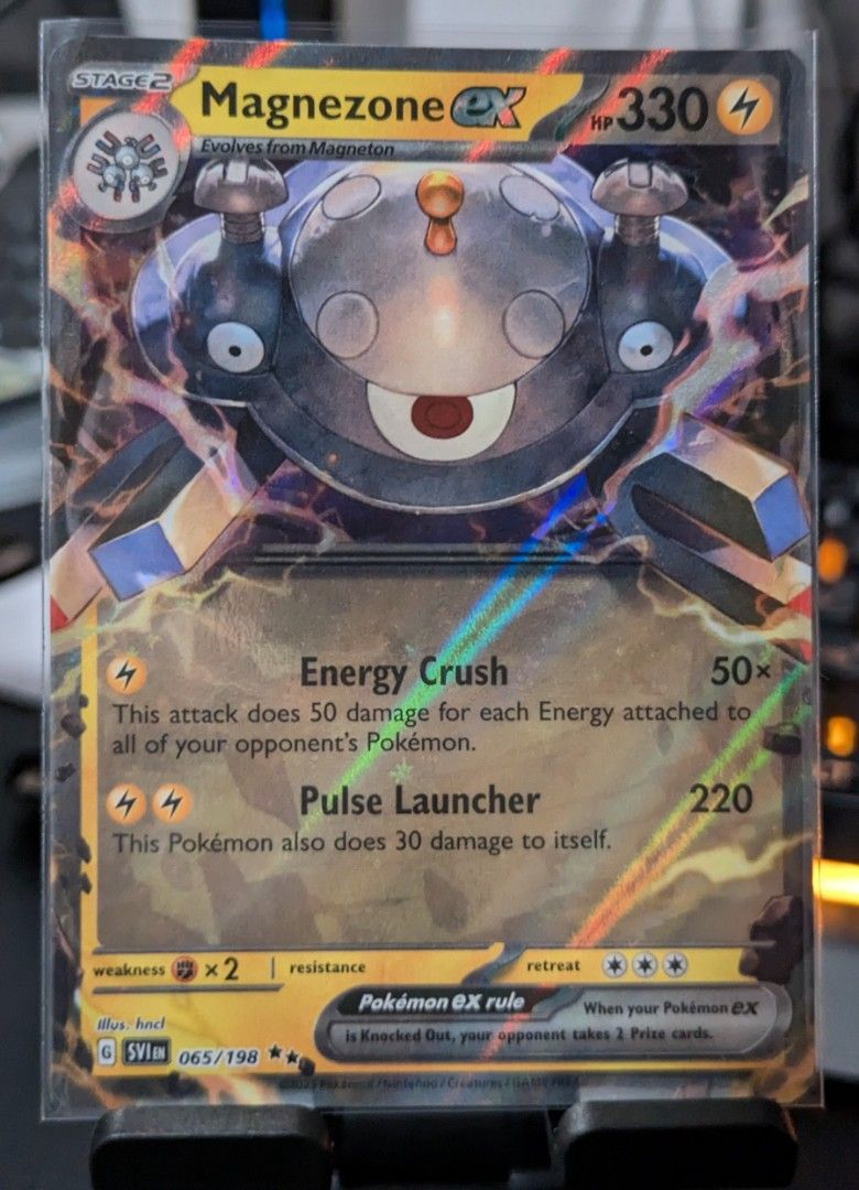 Pokemon SV base Magnezone EX 065/198, Hobbies & Toys, Toys & Games on ...