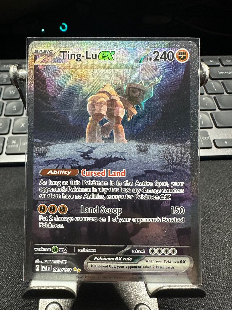 Pokemon Ting Lu Ex Paldea Evolved Special Illustration Rare, Hobbies ...