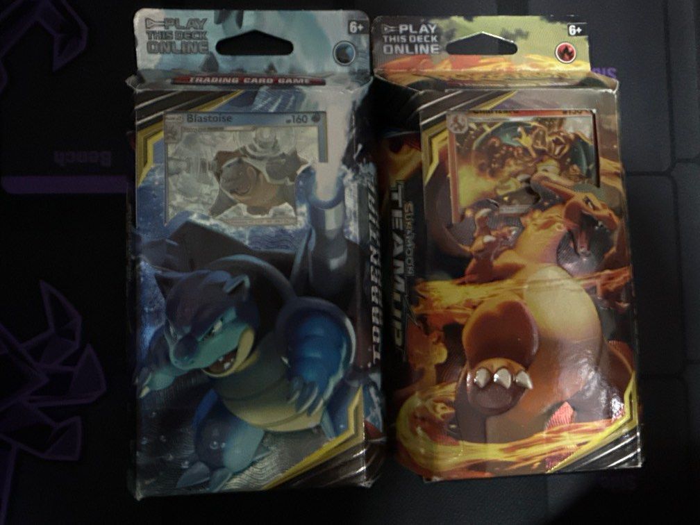 Pokémon TCG - Blastoise & Charizard deck from Team Up Expansion ...
