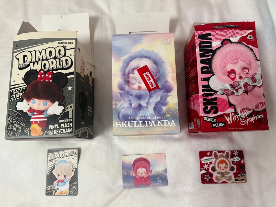 Popmart Dimoo World, Skullpanda Blind Box Figures, Hobbies & Toys, Toys ...