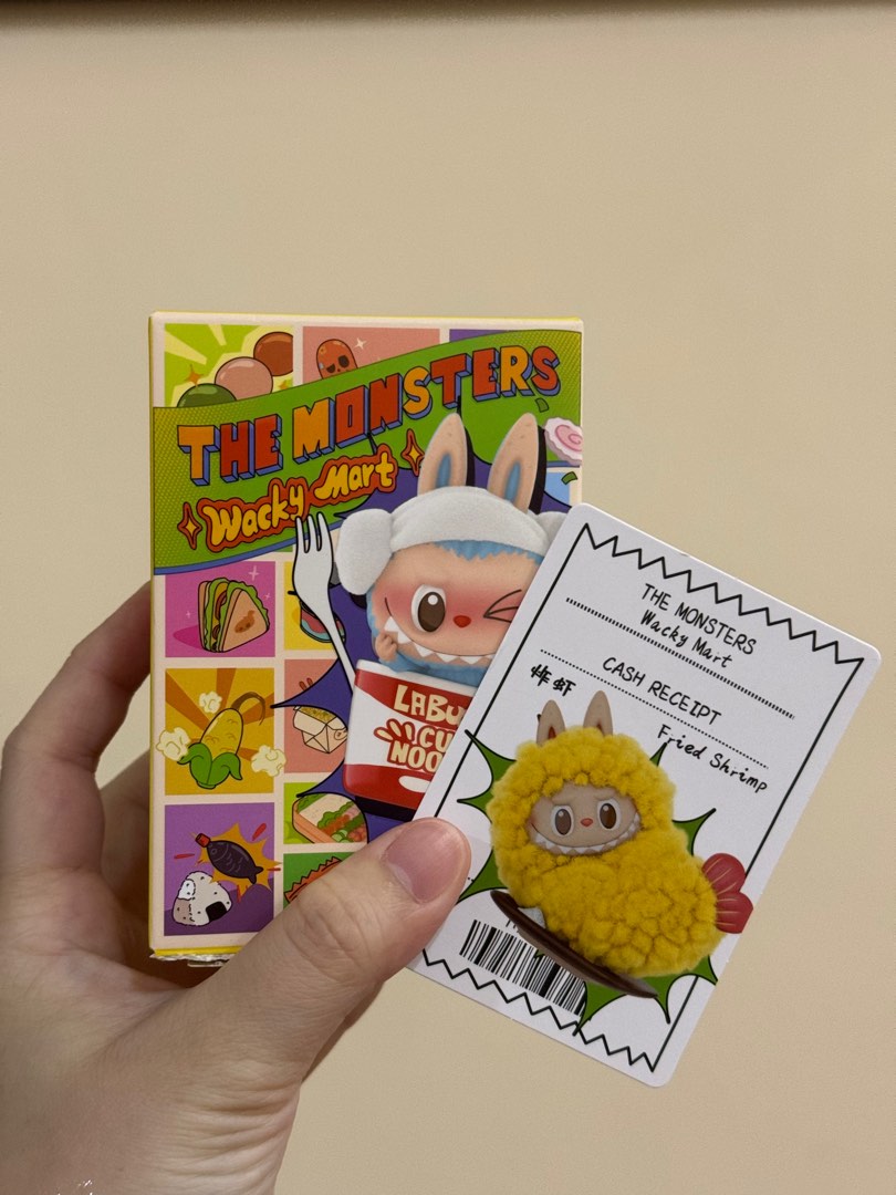 Popmart Labubu Wacky Mart Fried Shrimp Tempura 🍤, Hobbies & Toys, Toys ...