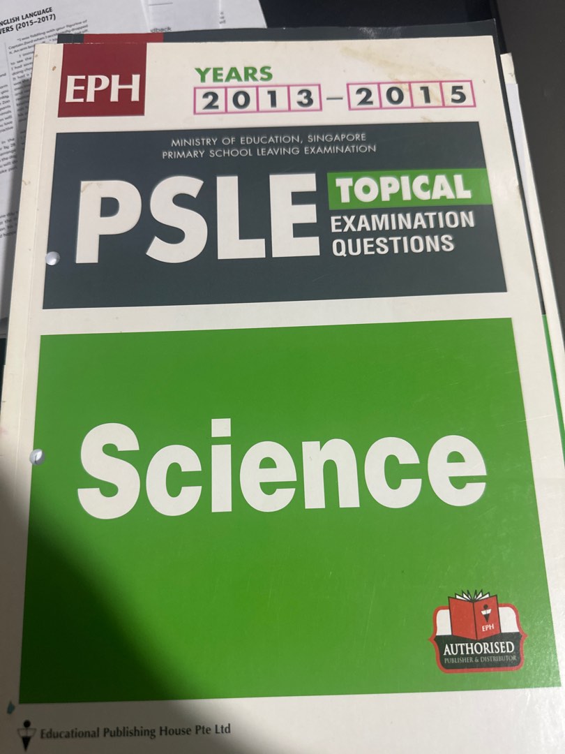PSLE Science Topical Examination Questions (2013-2015), Hobbies & Toys ...