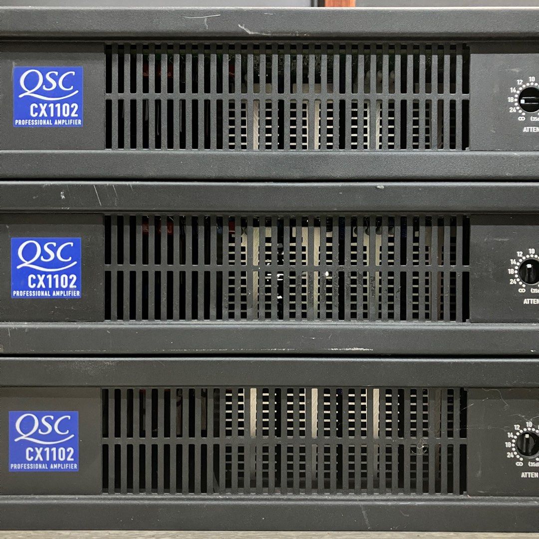 QSC CX-1102 Commercial Power Amplifier, Audio, Soundbars, Speakers ...