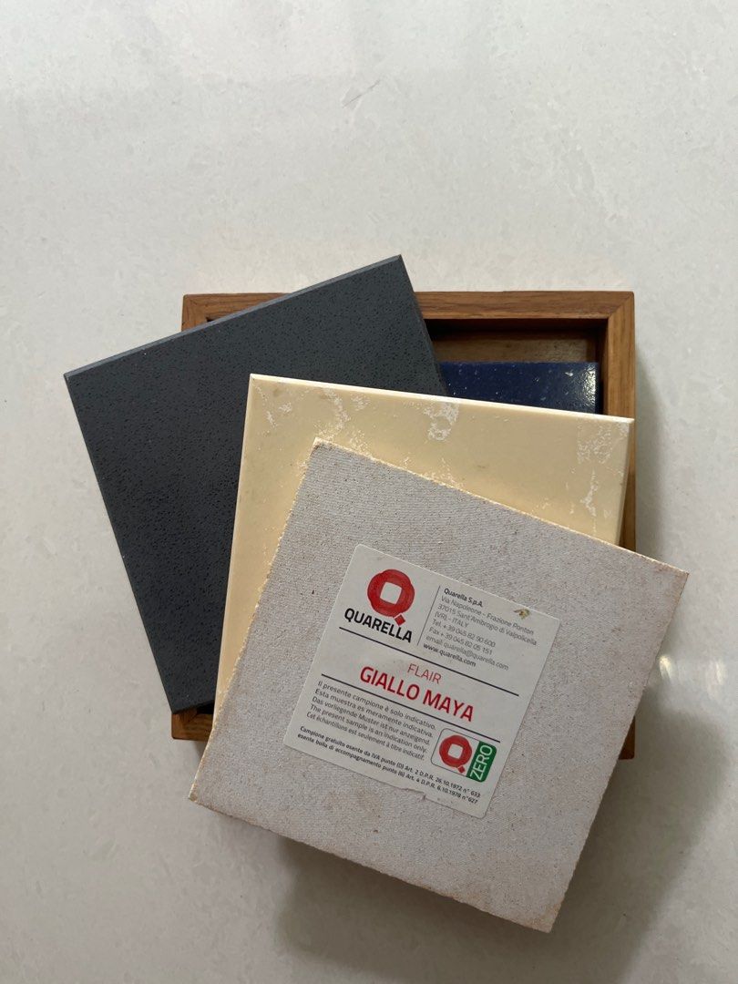 Quarella Flair Giallo Maya Tile Samples, Everything Else on Carousell
