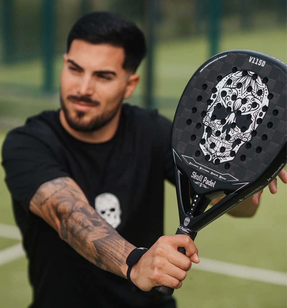 RARE Skull Padel V1150 Padel Racket, Sports Equipment, Sports & Games ...