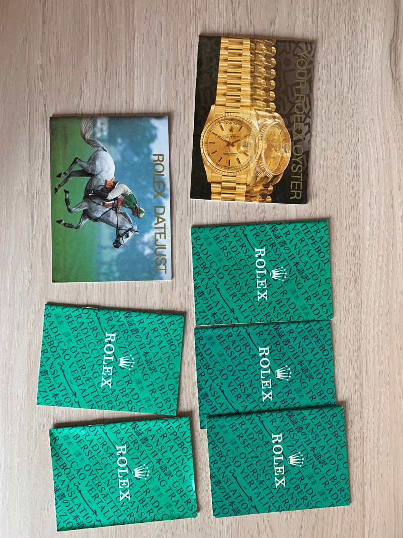 rolex booklets, Everything Else, Others on Carousell