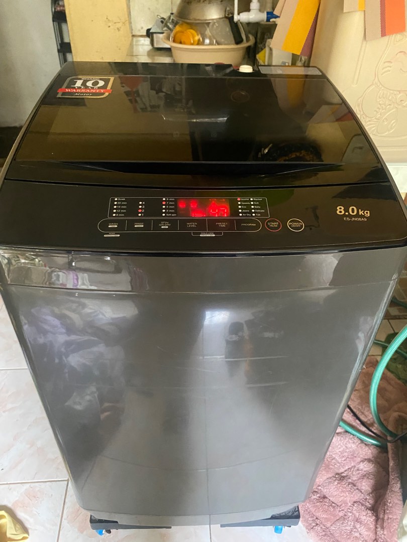 Sharp top load automatic, TV & Home Appliances, Washing Machines and ...