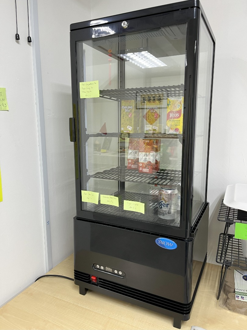 SNOW COUNTER TOP 4 SIDE GLASS DISPLAY CHILLER SNTTC78, TV & Home ...