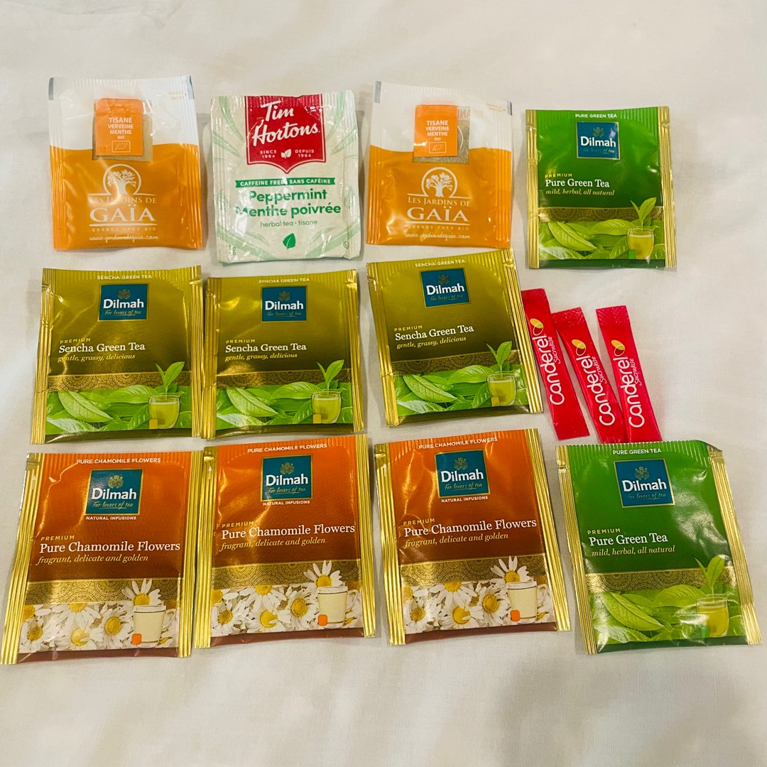 Take All! French GAIA and Dilmah Assorted Green Tea and Other Chamomile ...