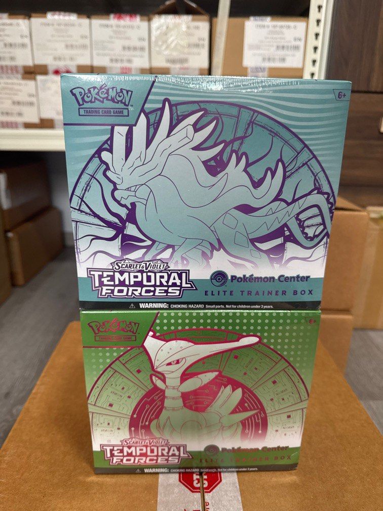 TCG Pokemon - Scarlet Violet Temporal Forces (SV05) - Elite Trainer Box ...