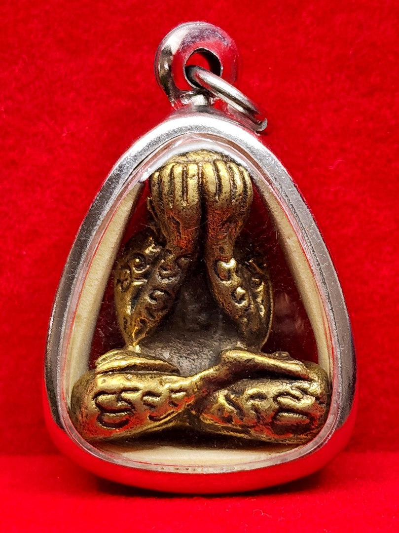Thai Buddhist Amulet_Phra Pidta_Luang Phor Kron (Tok Raja)_Wat ...