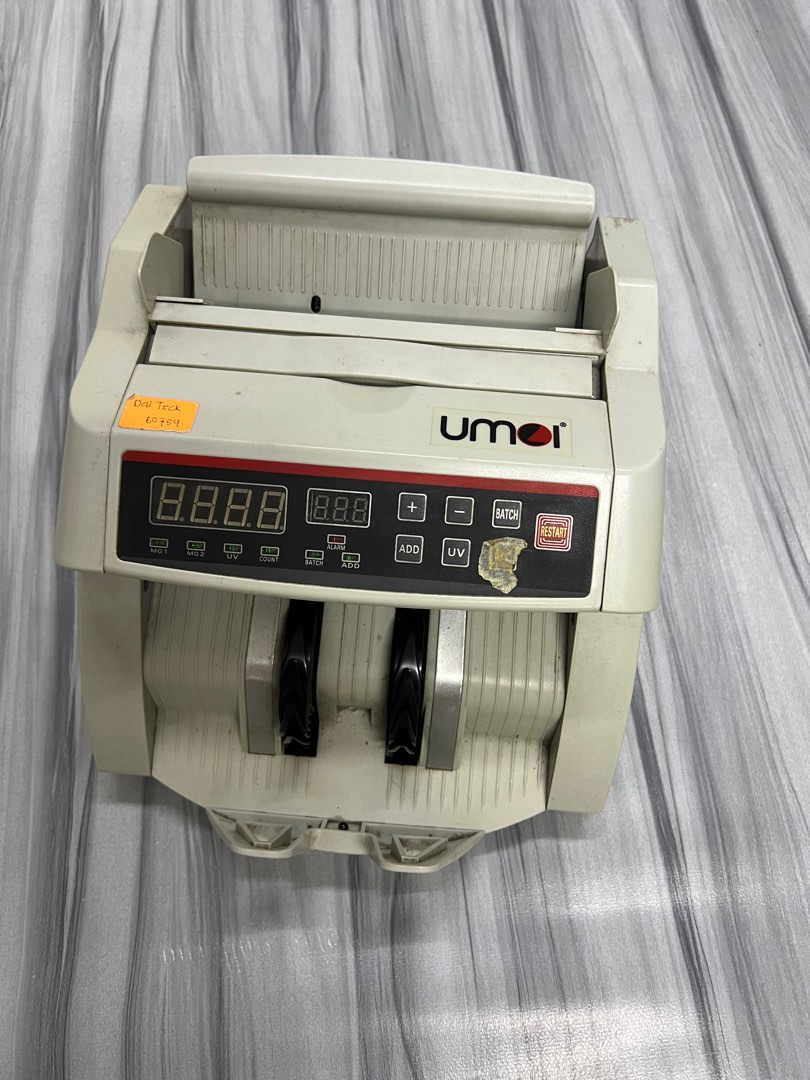 *USED* money counting machine wang kira mesin duit note, Everything ...