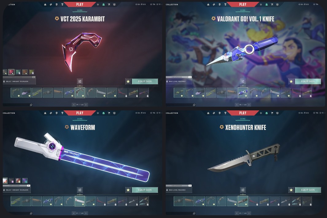 Valorant Account - 11 BUNDLES VCT 2025 + VCT25 x PRX + VCT25 X EDG ...