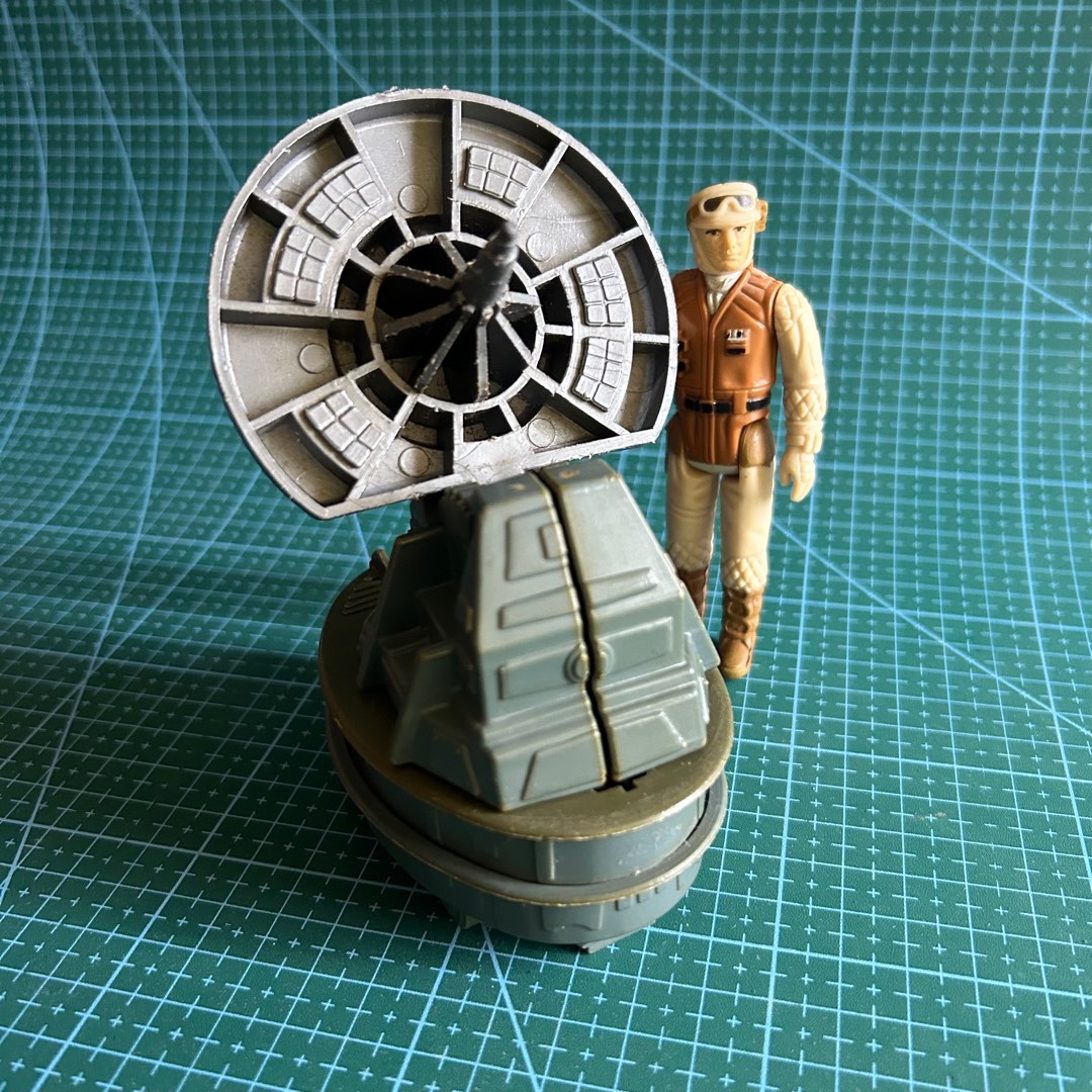 Vintage Star Wars - Radar Laser Cannon Mini-Rig with Rebel Soldier ...
