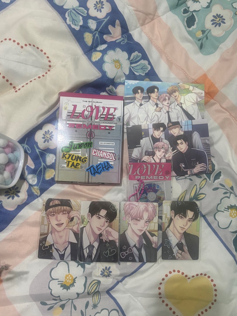 wts Love Remedy Album Set (bl manhwa lezhin/bomtoon), Hobbies & Toys ...