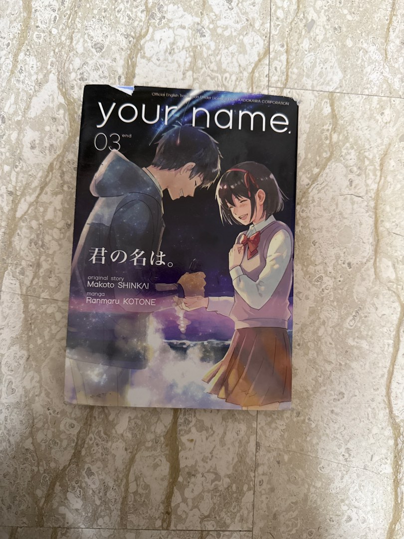 Your Name. Manga Volume 3, Hobbies & Toys, Books & Magazines, Comics ...