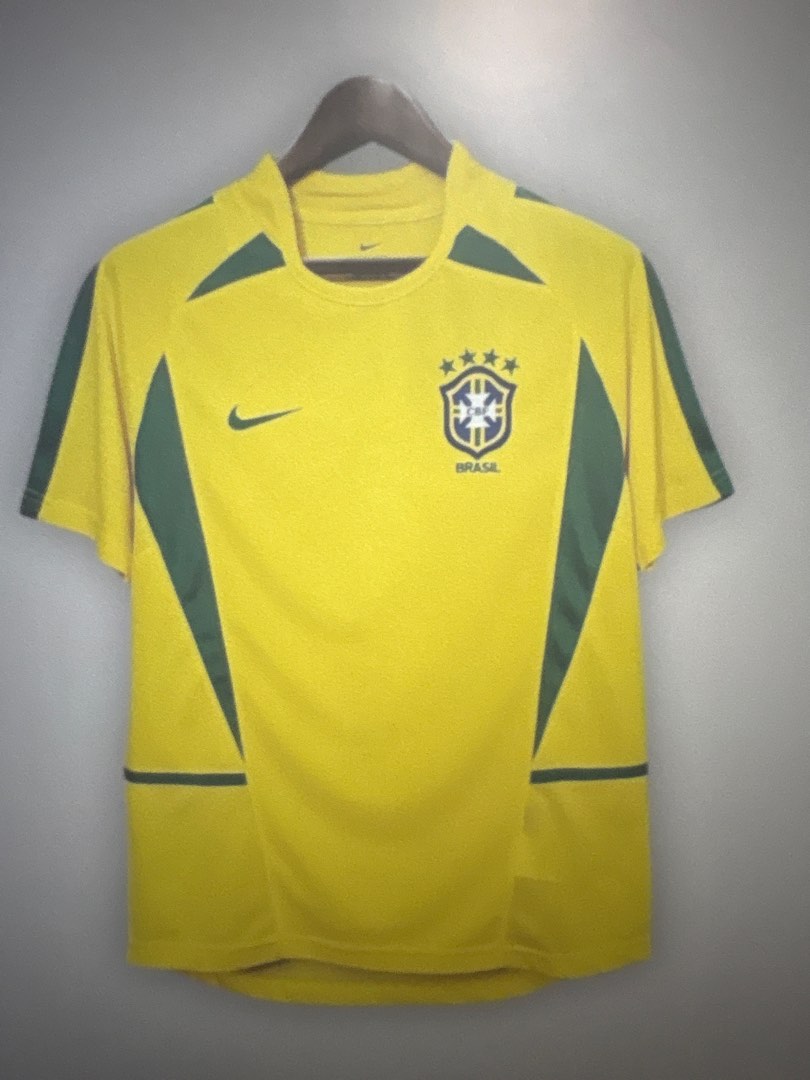 2002 BRAZIL HOME KIT, Men's Fashion, Activewear on Carousell