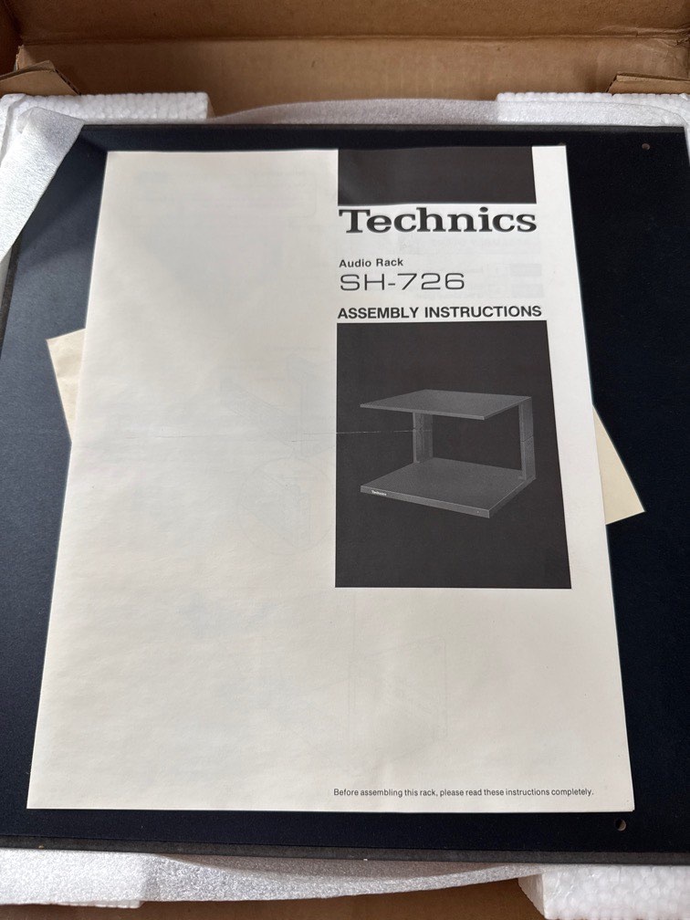 80s Technics SH-726 audio rack boombox vintage New old stock, 音響器材, 其他 ...