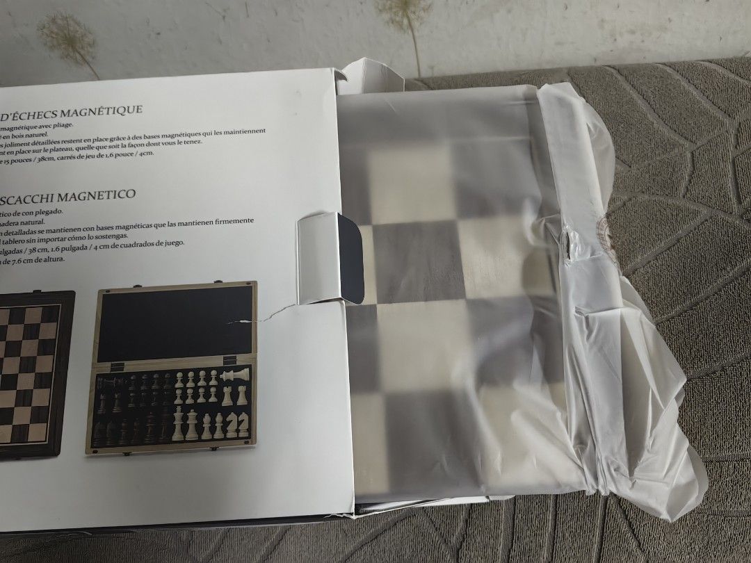 A&A Chess Set Veneer, Hobbies & Toys, Toys & Games on Carousell