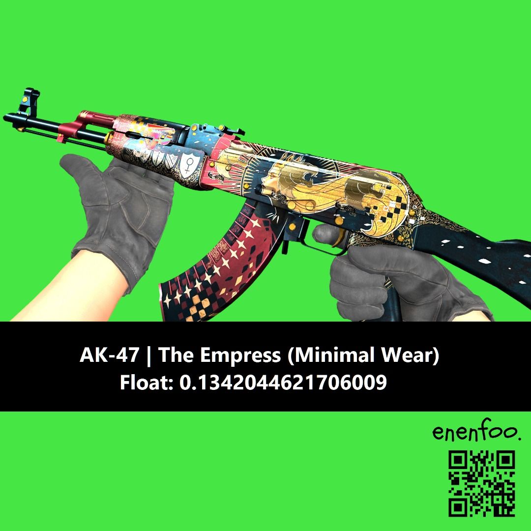 AK-47 THE EMPRESS MINIMAL WEAR MW CS2 SKINS KNIFE ITEMS CSGO COUNTER ...