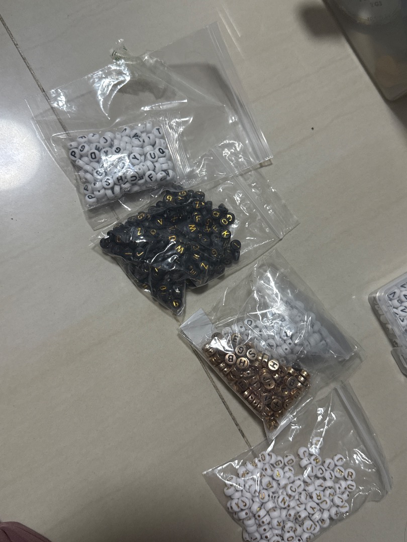 Alphabets letter for phone charm, Hobbies & Toys, Stationery & Craft ...