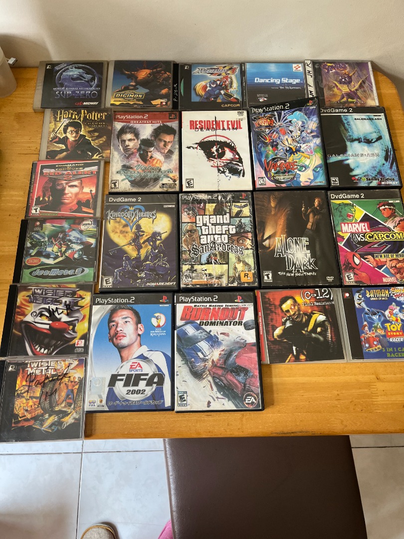 Assorted PS1 and PS2 Burn Games, Video Gaming, Video Games, PlayStation ...
