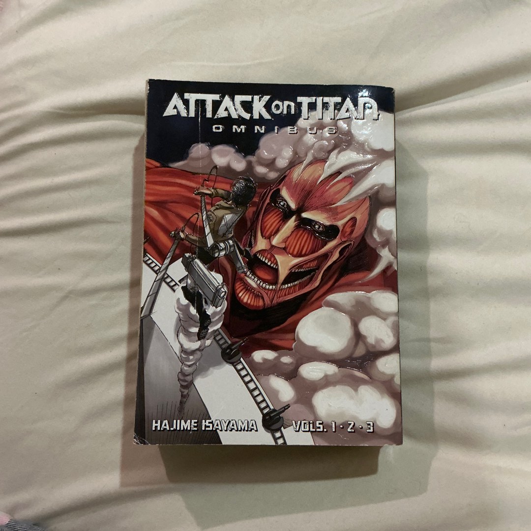 Attack On Titan Omnibus 1 Manga - Volume 1 to 3 - AOT, Hobbies & Toys ...