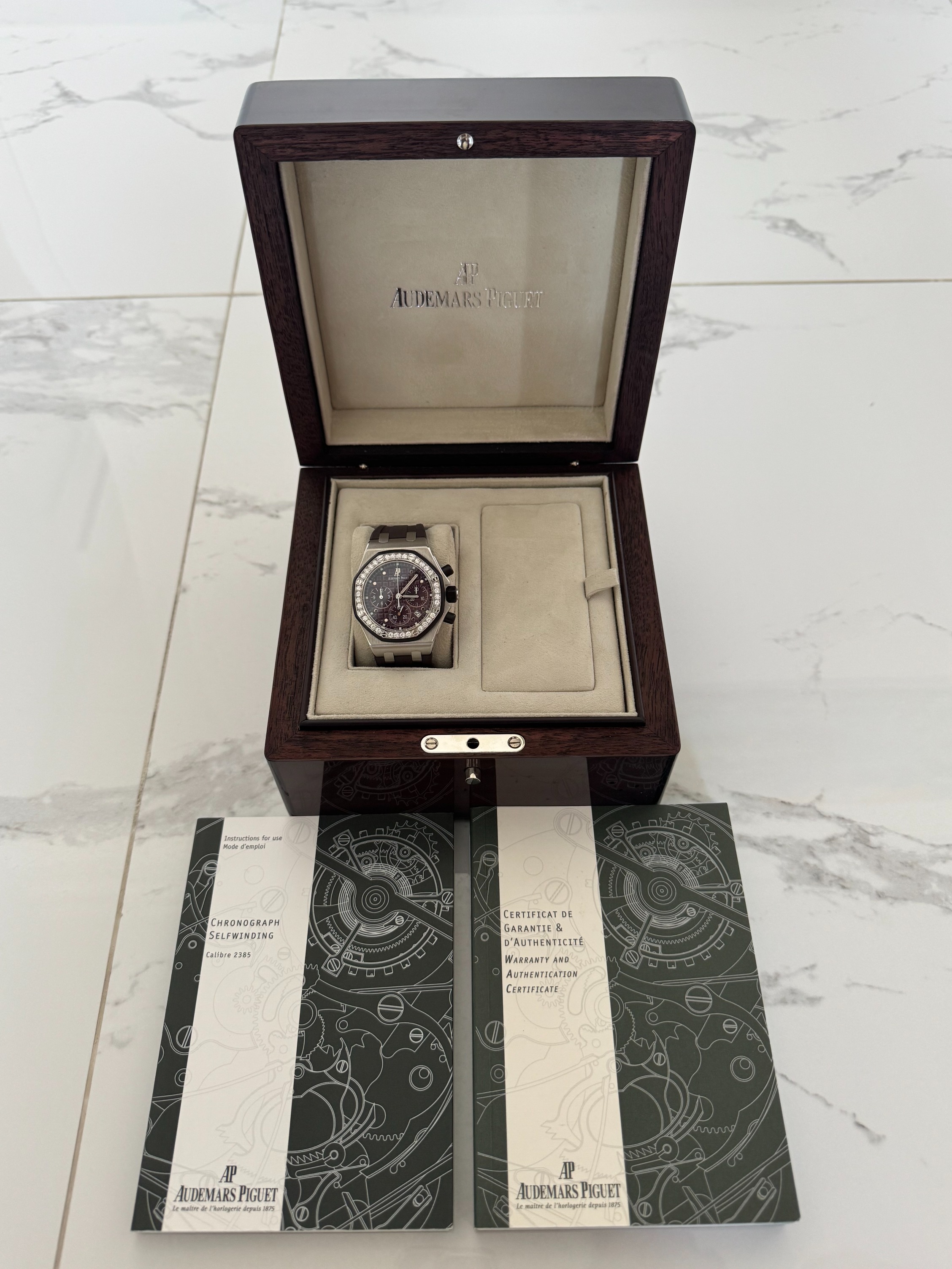 Audemars Piguet Royal Oak Offshore Chronograph 37mm Watch - Plum Purple ...