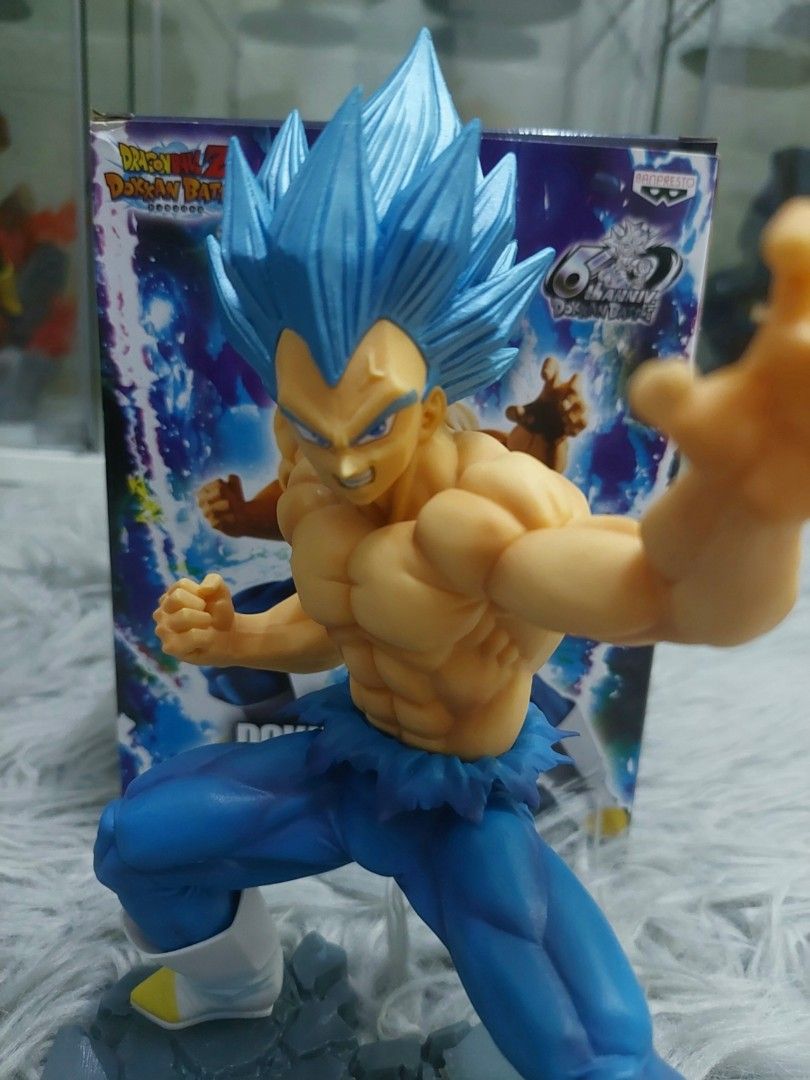 Banpresto Dragon Ball Z Dokkan Battle 6th Anniversary SSGSS Vegeta Blue ...
