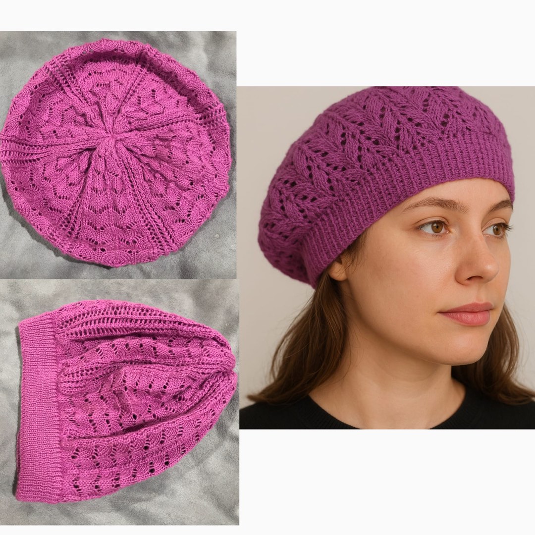Beanie Topi Kupluk Wanita Winter Musim Dingin Pink Cantik (baca ...
