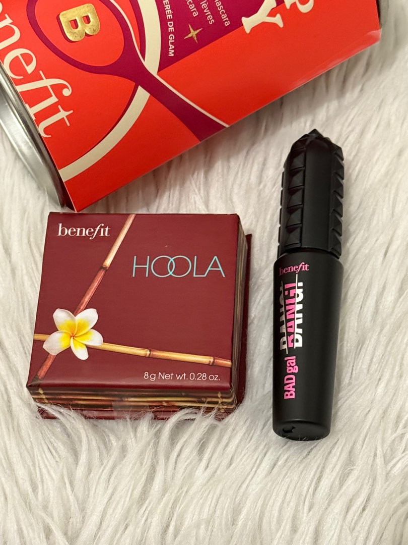 BENEFIT Cosmetics Hoola Bronzer (full size) and bad gal bang mascara ...