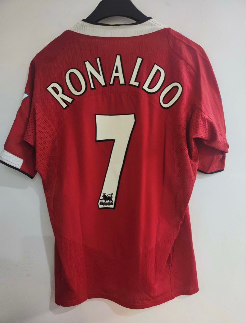 BNWT #7 CR7 Cristiano Ronaldo Manchester United 2004-05 Home soccer ...