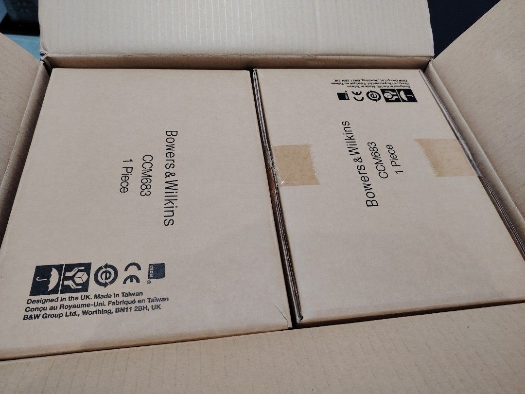 2 units Bowers & Wilkins CCM683 Ceiling Speakers (Brand New in Box ...