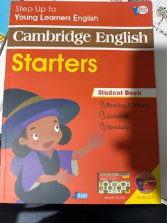 CAMBRIDGE ENGLISH STARTERS Mock Exam Paper, 興趣及遊戲, 書本 & 文具, 補充練習 ...