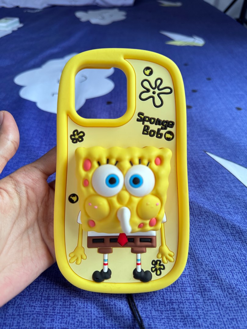 Case spongebob 3D iphone 14/15 pro max, Telepon Seluler & Tablet ...