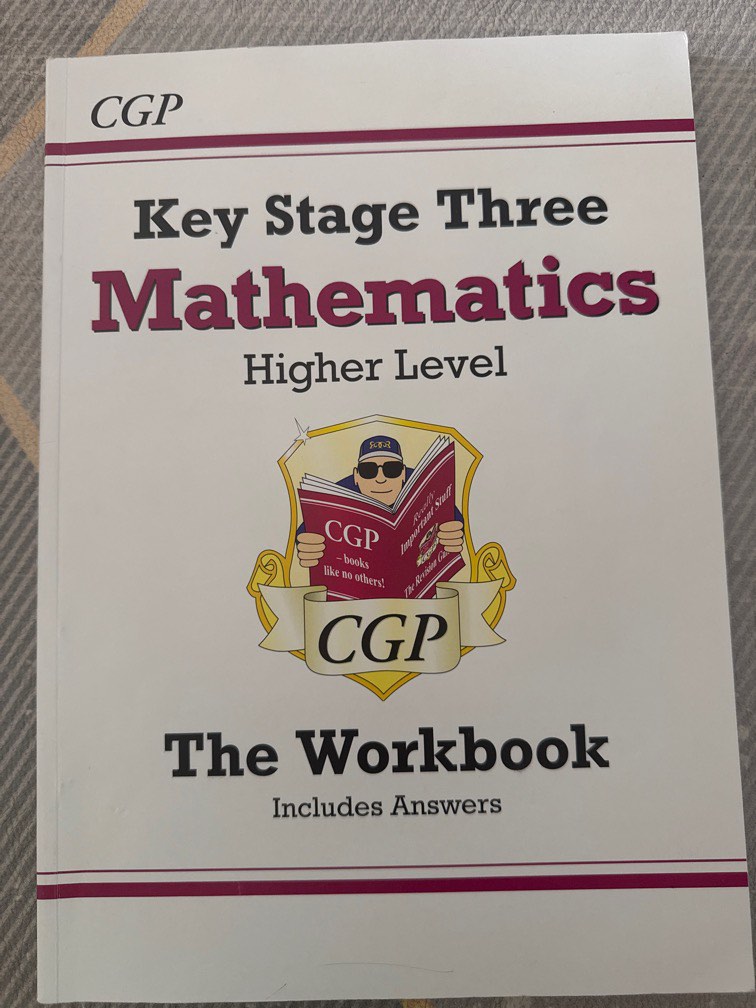 CGP Key Stage 3 Mathematics Higher Level Wotkbook, 興趣及遊戲, 書本 & 文具, 教科書 ...