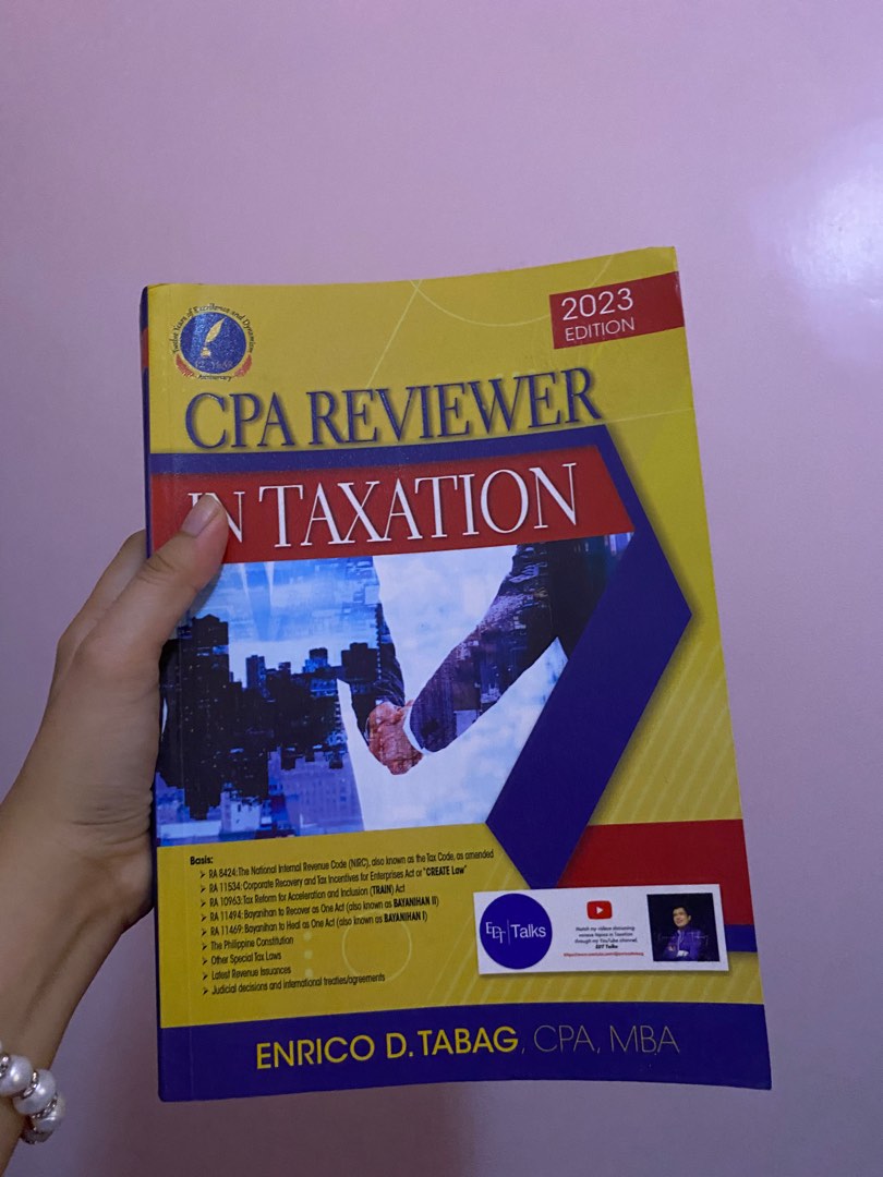 CPA Reviewer in Taxation by Tabag, Hobbies & Toys, Books & Magazines ...