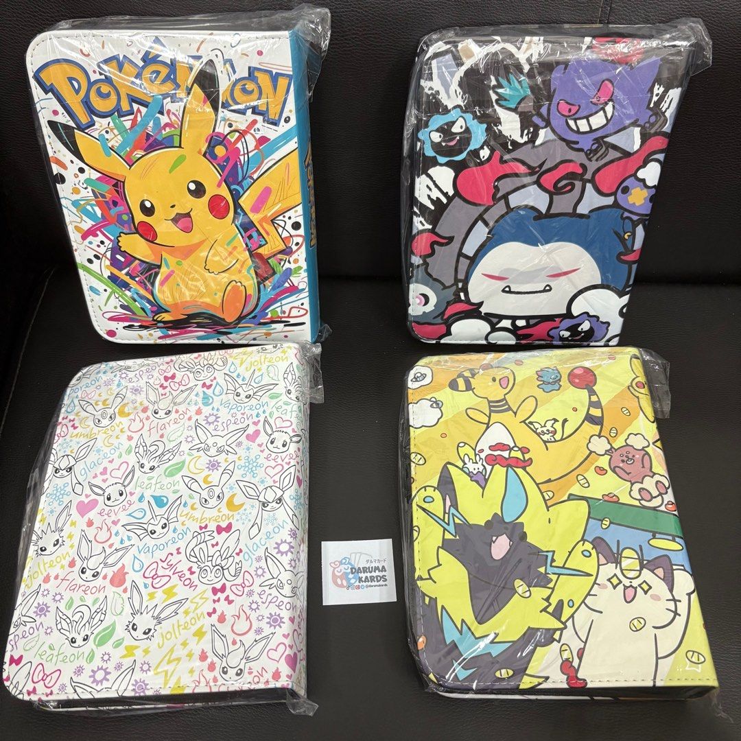 ⭐️Custom Pokemon 4 Pocket Binders for Pokemon TCG⭐️ (pokemontcg pikachu ...