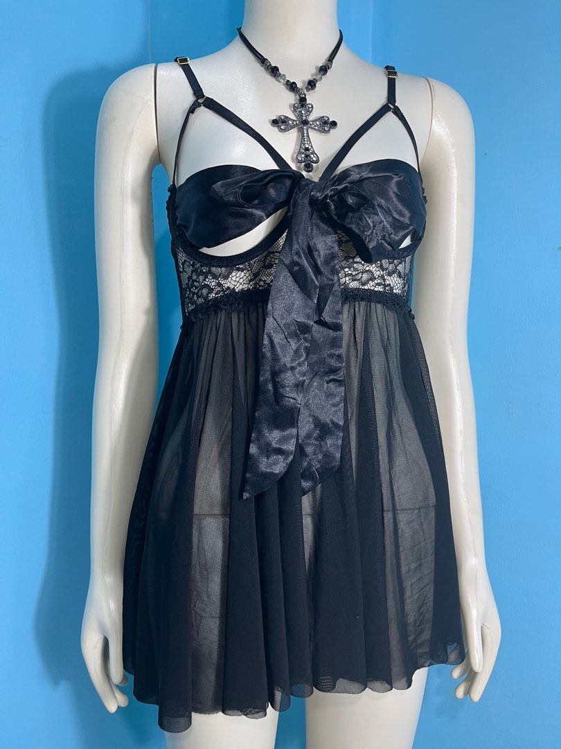 Dark coquette goth punk alt grunge fairy grunge witchy mesh lace ...