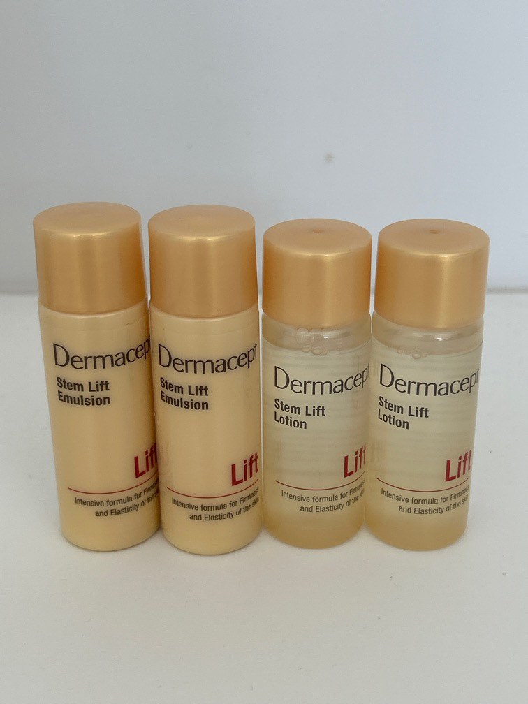 Dermacept stem lift emulsion/lotion試用裝, 各件$30, 美容＆個人護理, 健康及美容 - 皮膚護理 ...