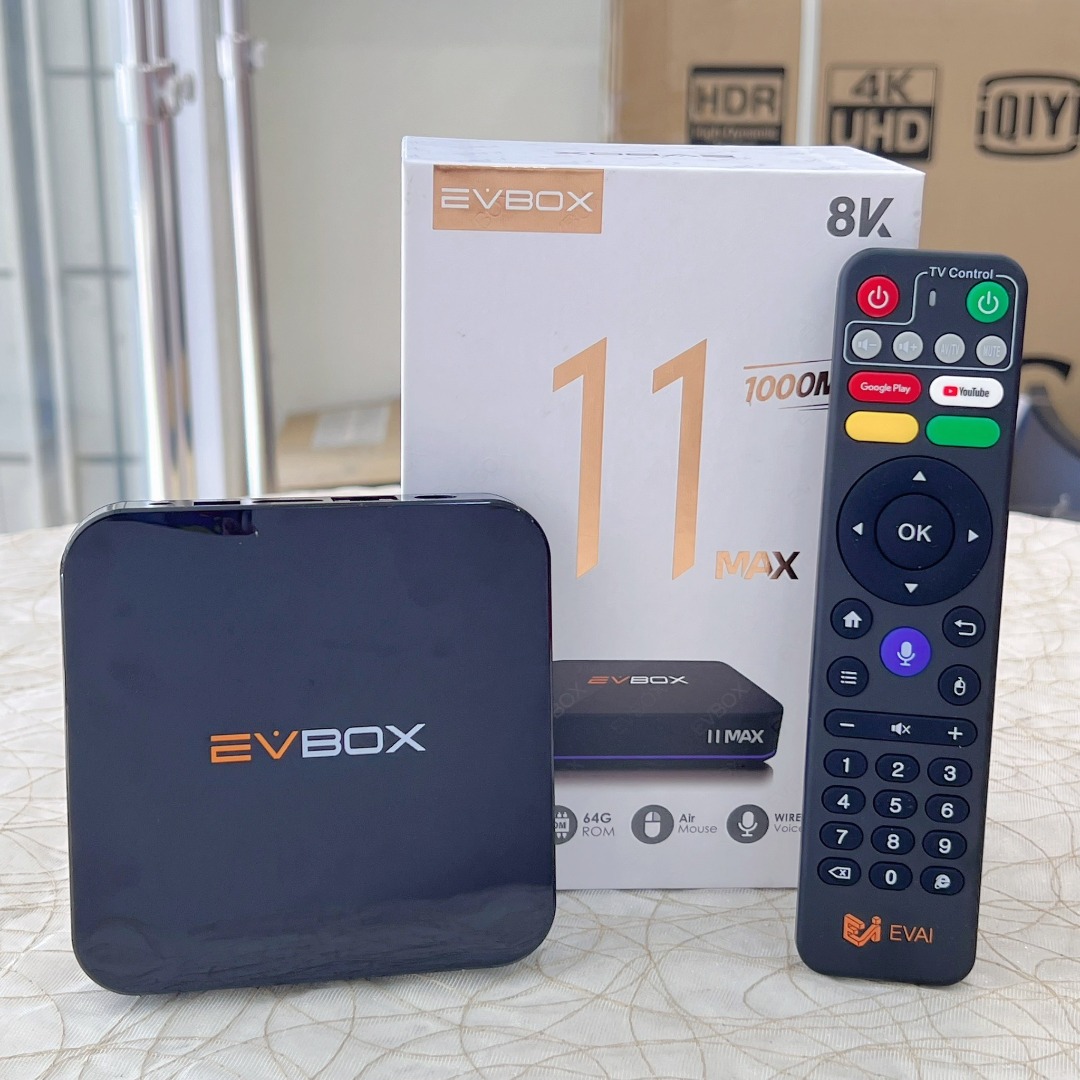 【艾爾巴二手】EVBOX 11MAX 易播盒子 4G64G 純淨版 #二手電視盒#保固中#勝利店 B43F6, 電視及其他電器 , 電視及其他電器 , 藍光及播放器在旋轉拍賣