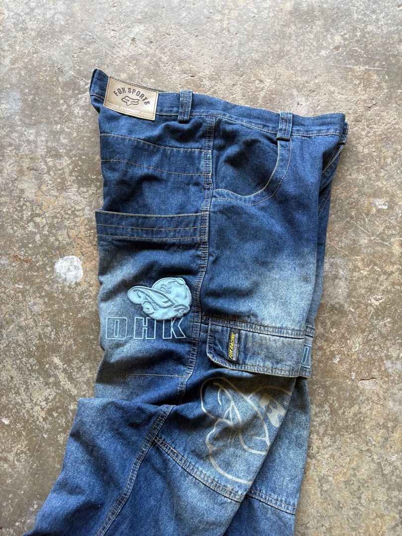 FOX X SOHK (Y2k), Men's Fashion, Bottoms, Jeans on Carousell
