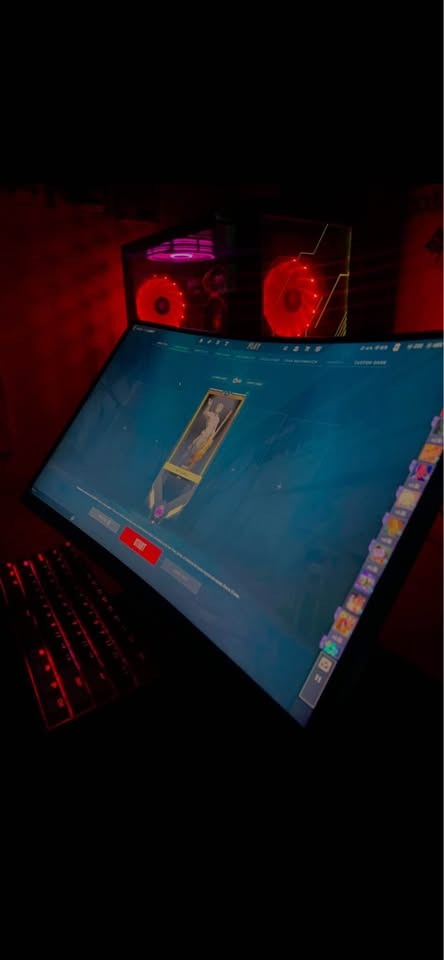 gamdias atlas 165hz 24 inches curved w north bayou monitor arm ...