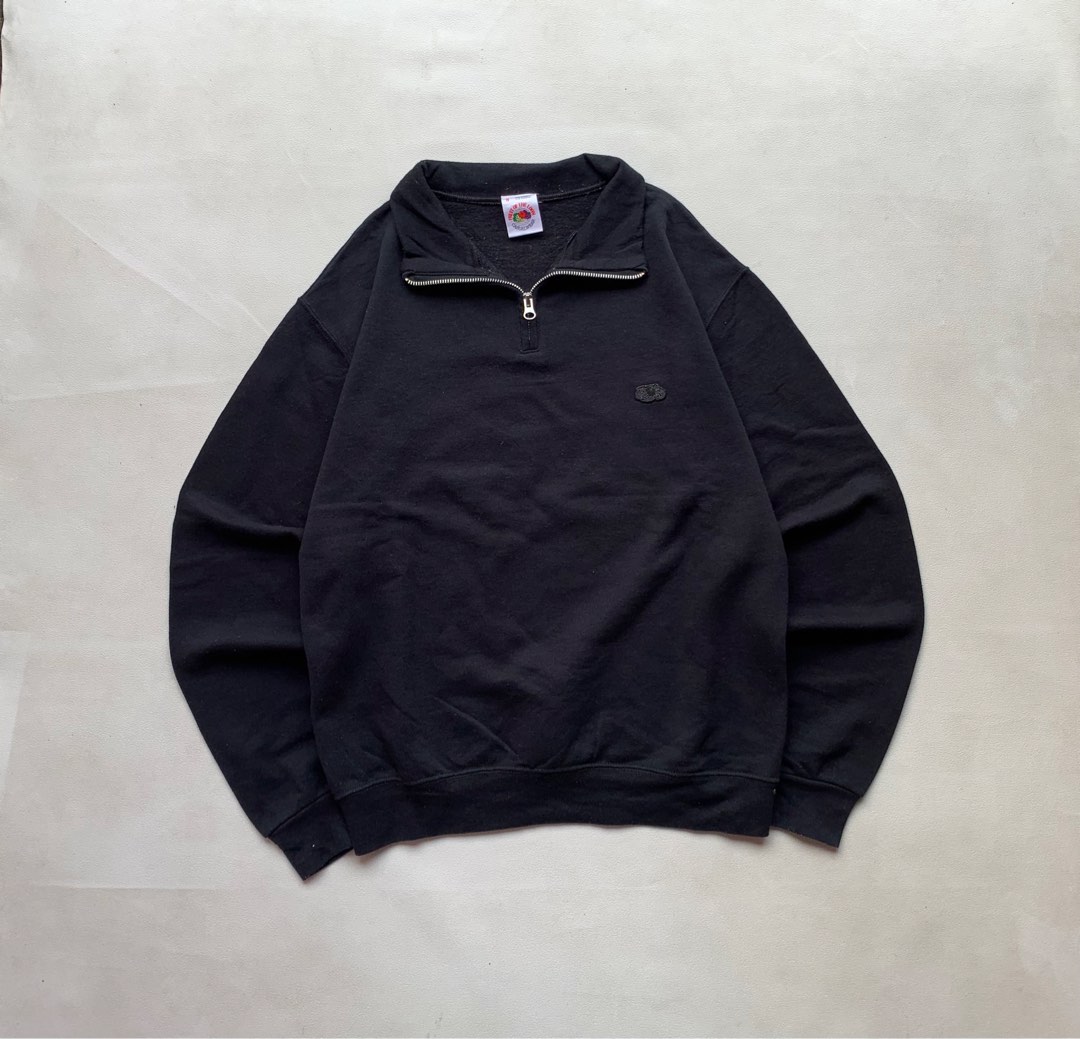 Halfzipper FOTL SMALL LOGO ORIGINAL, Fesyen Pria, Pakaian , Baju Luaran ...