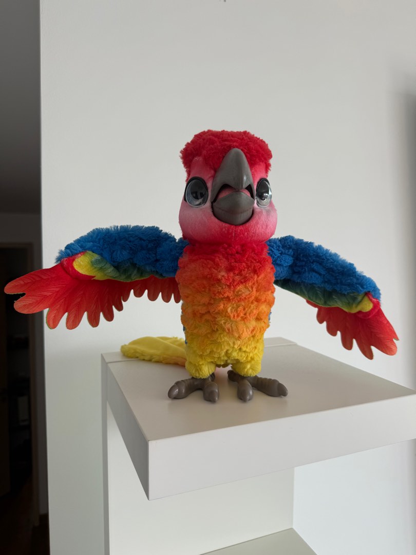 FurReal Friends Rock A Too The Show Bird Interactive Talking Plush ...
