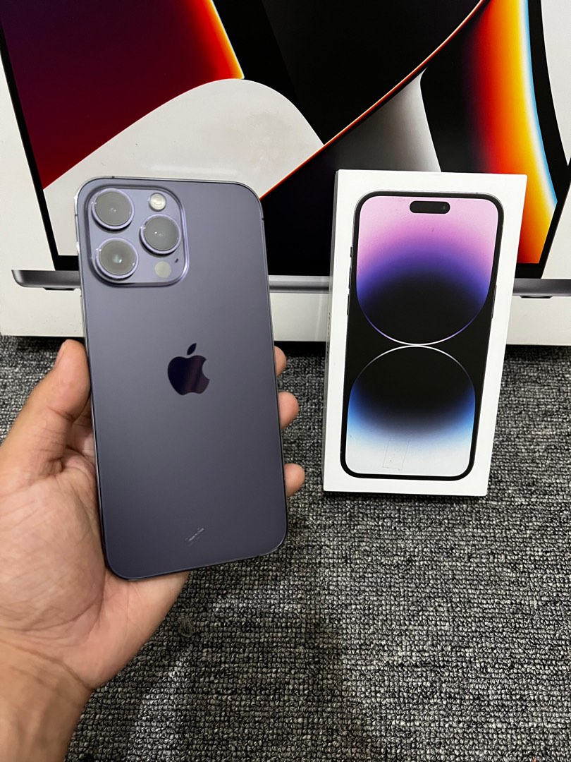 Iphone 14 pro max 256gb ibox dus ori, Telepon Seluler & Tablet, iPhone ...