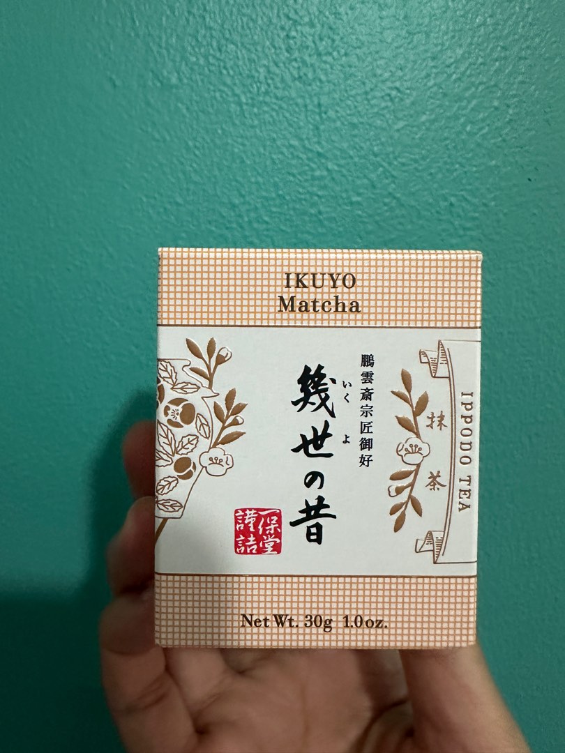 Ippodo Tea IKUYO matcha 30g, Food & Drinks, Beverages on Carousell